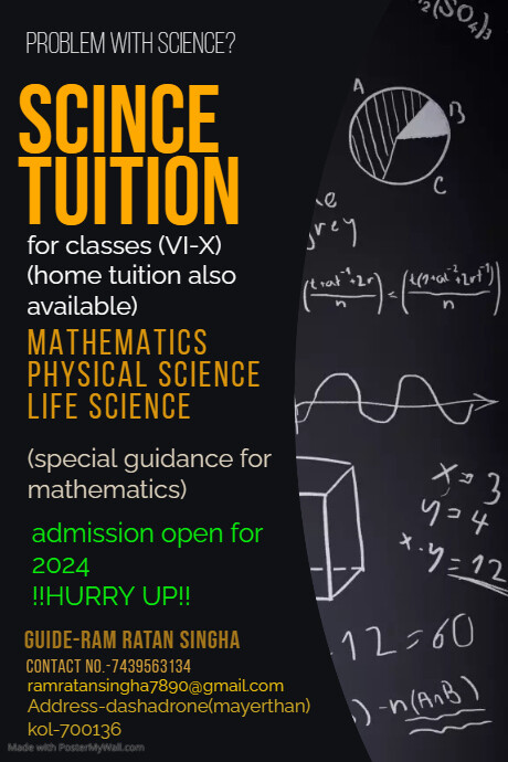 Online Video Math Tuition Flyer Template | PosterMyWall