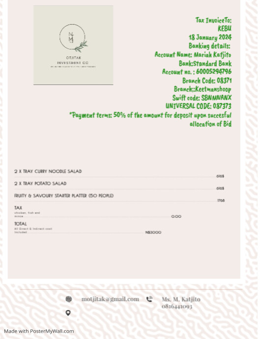 Copy of Copy of Copy of Pastel Price List Flyer Template | PosterMyWall