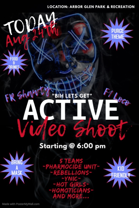 Copy of Copy of Purge night flyer design template | PosterMyWall