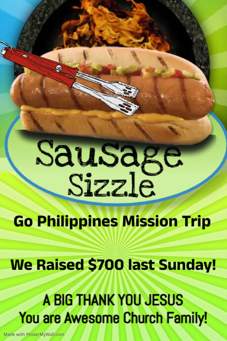 Copy of Sausage Sizzle | PosterMyWall