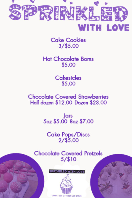 Copy of Sprinkled | PosterMyWall