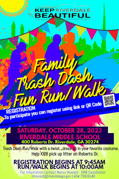 Trash Dash 23' Flyer (revised) | PosterMyWall