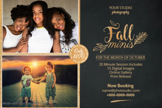 Autumn Fall Photography Mini Session | PosterMyWall