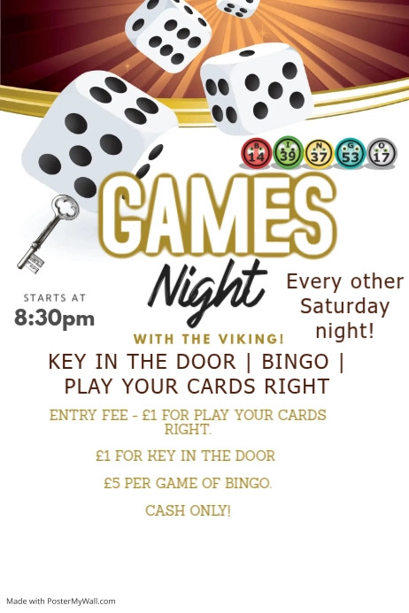 Game Night Flyer Template | PosterMyWall