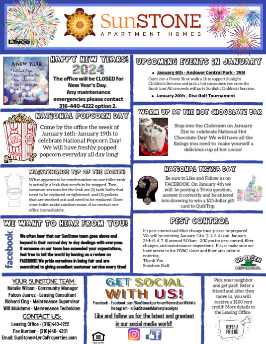 January 2024 Newsletter | PosterMyWall