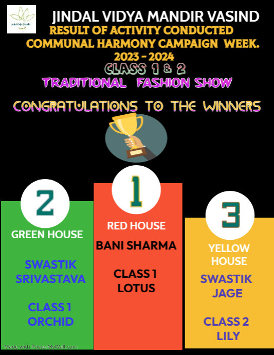 COMPETITION RESULTS FLYER (1) | PosterMyWall