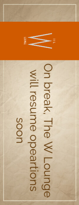 W Lounge Menu (2) | PosterMyWall