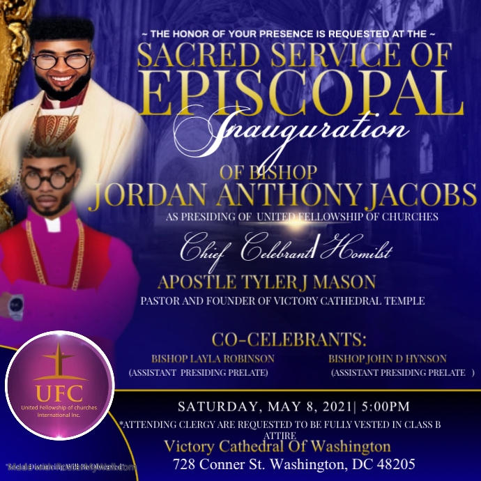 Copy of Copy of Episcopal Consecration flyer | PosterMyWall