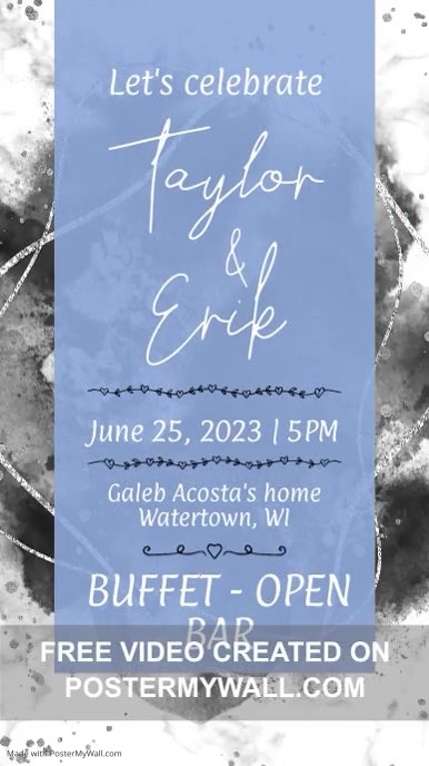 Wedding Invitation Instagram Stories Template | PosterMyWall