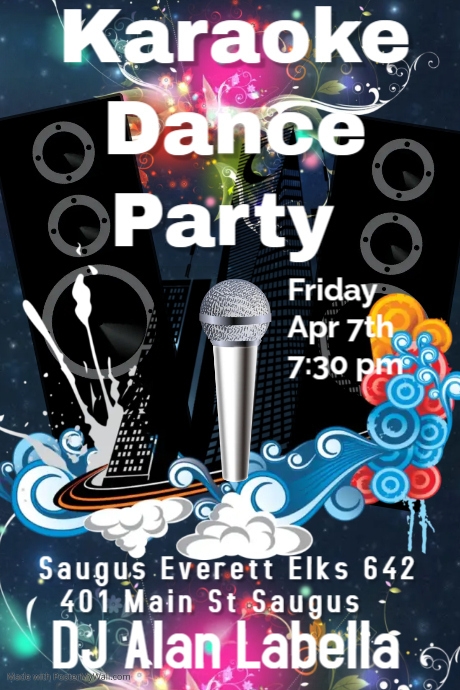 Karaoke Night Template | PosterMyWall