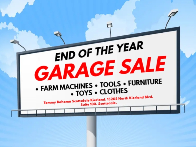 garage sale sign | PosterMyWall