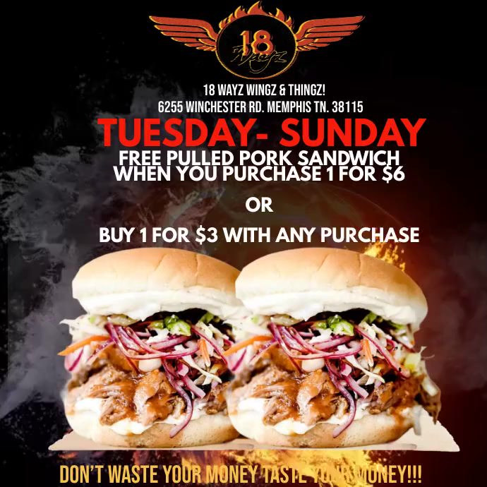 Special Fried Chicken Wings Advertisment | PosterMyWall