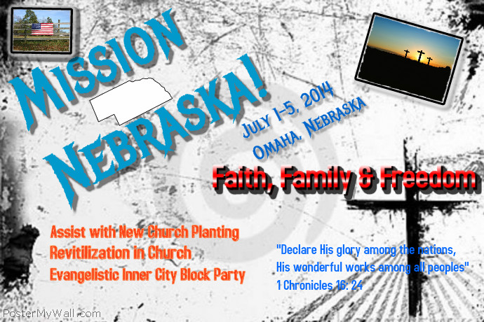 Mission Nebraska | PosterMyWall