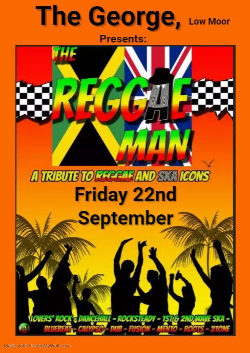 Wayne, George Reggae night | PosterMyWall