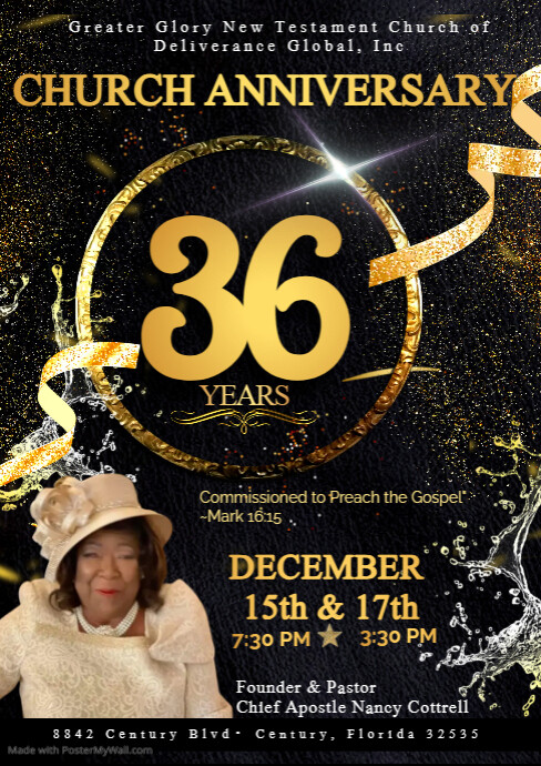 anniversary flyer | PosterMyWall