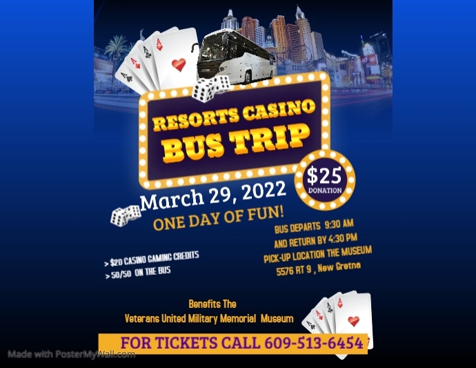 Copy of Casino Bus Trip Flyer Template | PosterMyWall