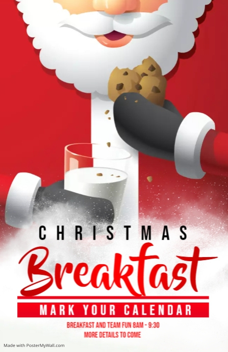 Christmas breakfast | PosterMyWall