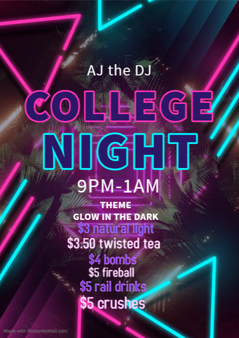 Night Party Poster Design | PosterMyWall