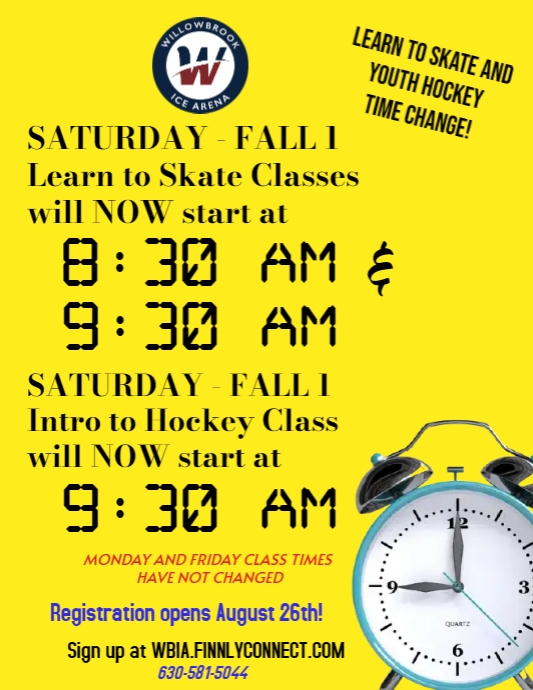 FALL 1 Time Change | PosterMyWall