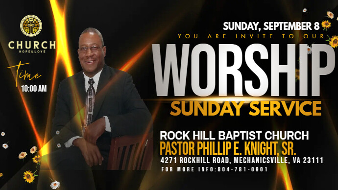 RHBC WORSHIP SERV | PosterMyWall