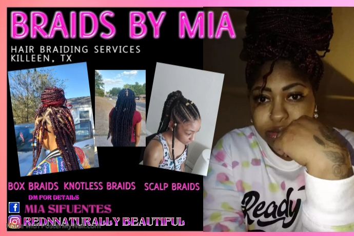 weave hair braiding services | PosterMyWall