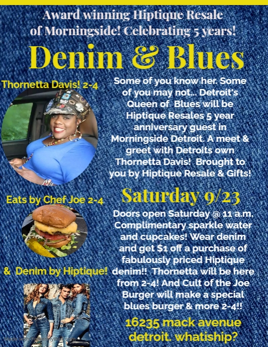 Copy of Copy of Denim Party Event Flyer Template (1) | PosterMyWall