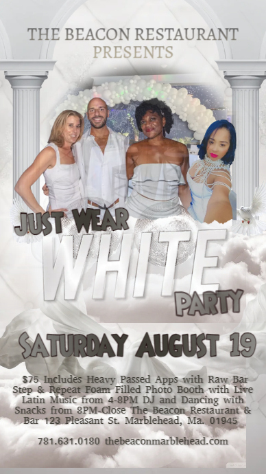 White Party Display | PosterMyWall