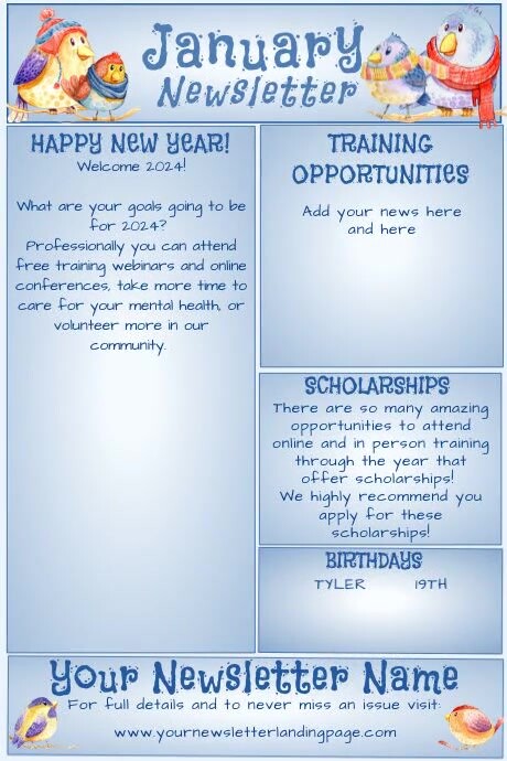 JANUARY NEWSLETTER | PosterMyWall