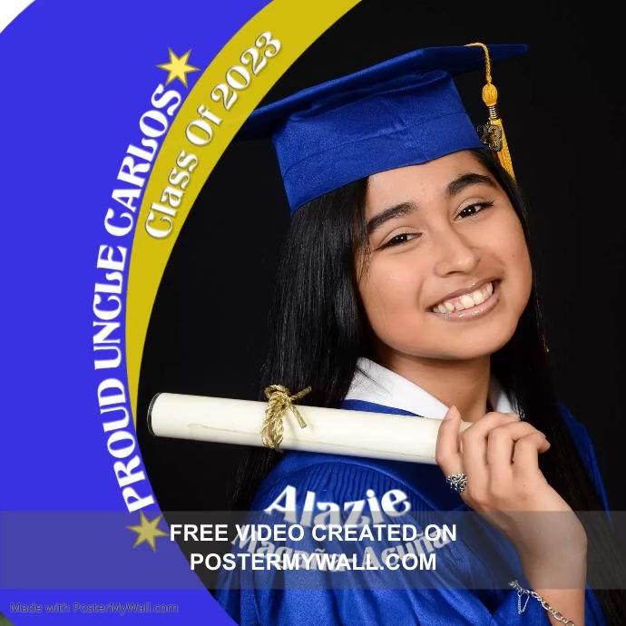 Congratulations class of 2022 video | PosterMyWall