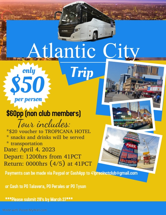 Copy of Copy of Yellow Bus Trip Flyer Template | PosterMyWall