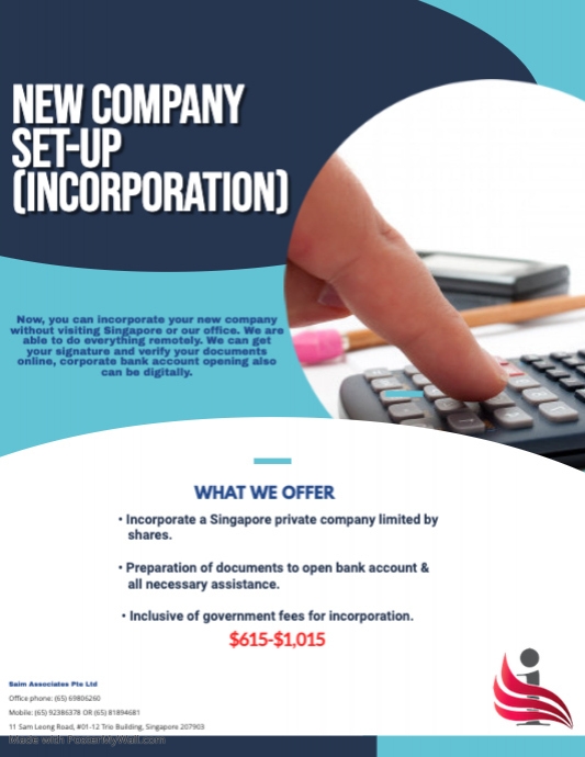 New Company Set-up | PosterMyWall