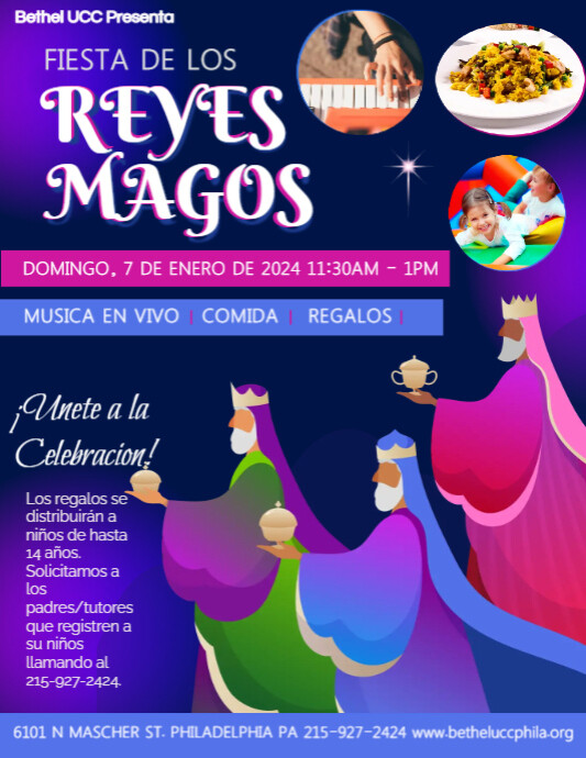 Fiesta reyes magos / Three Kings Celebration (2) | PosterMyWall