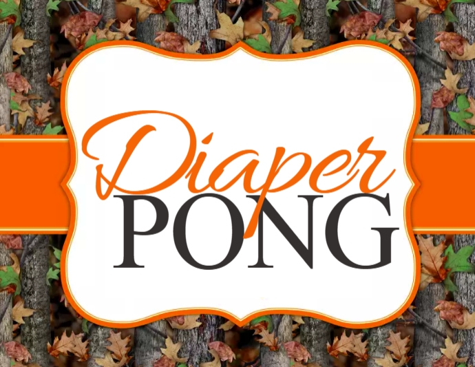 DIAPER PONG - Raven Baby Shower (1) | PosterMyWall