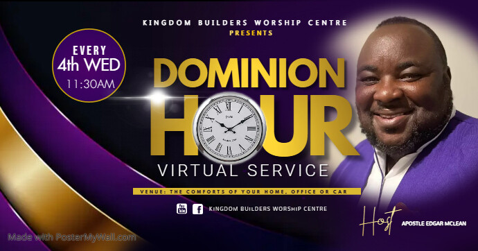 Copy of Dominion hour flyer | PosterMyWall