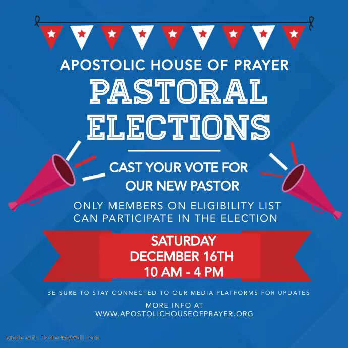 Blue High School Election Campaign Square Video | PosterMyWall