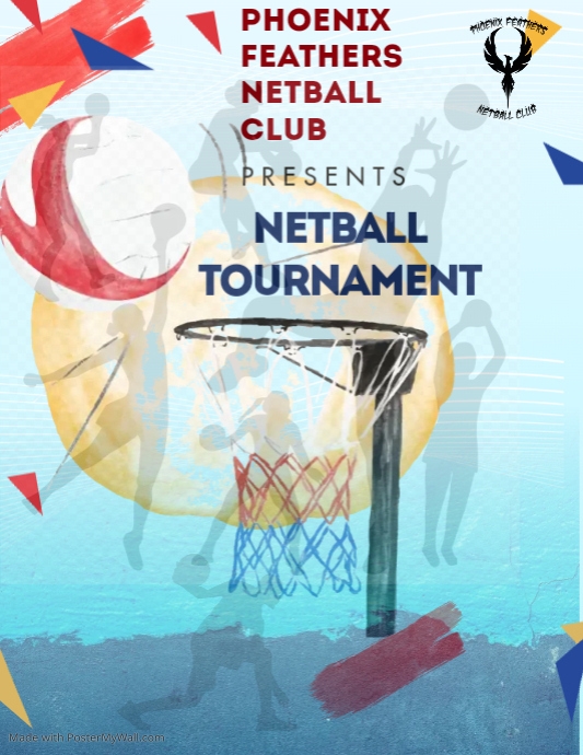 Blue Netball Festival Flyer | PosterMyWall