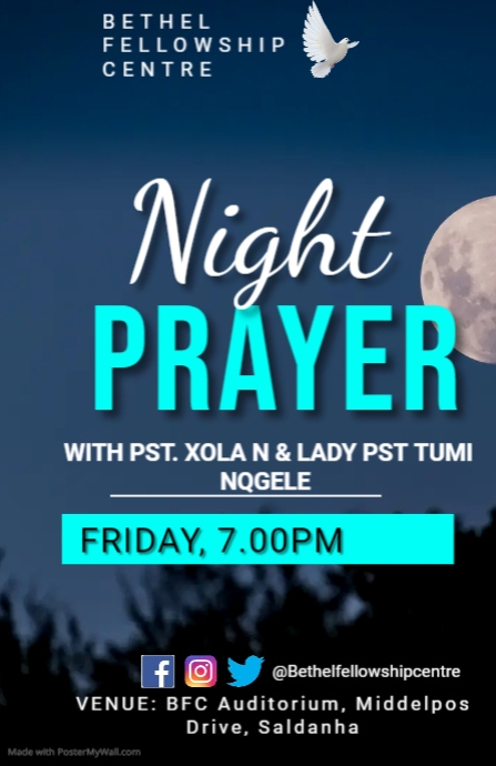 Prayer night Template | PosterMyWall