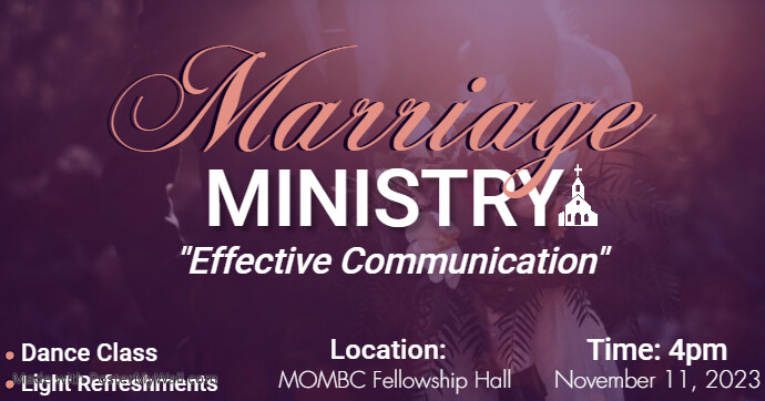 Copy of Marriage Ministry | PosterMyWall