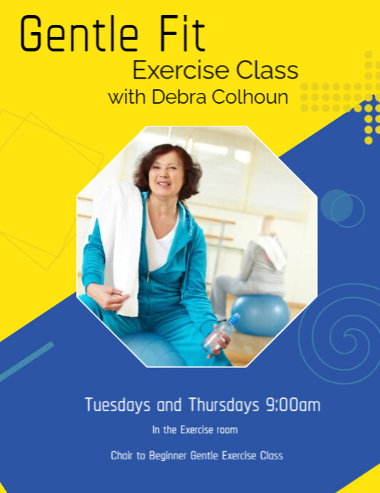 Senior Fitness Program Flyer Template | PosterMyWall
