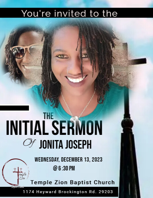 initial church sermon , initial flyer church | PosterMyWall