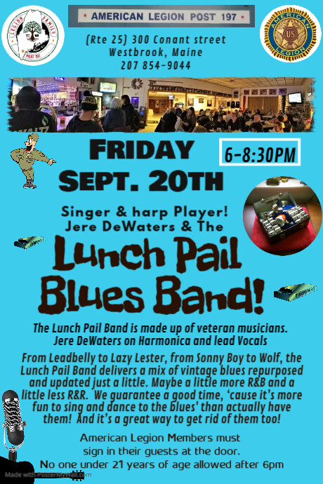 Lunch Pail Blues Band | PosterMyWall