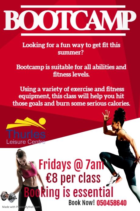 Body Fitness gym center poster design | PosterMyWall