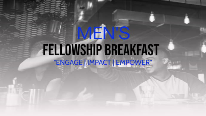 Church Men's Breakfast Event Template | PosterMyWall