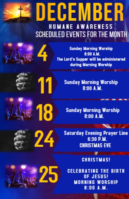 Monthly Schedule (1) | PosterMyWall