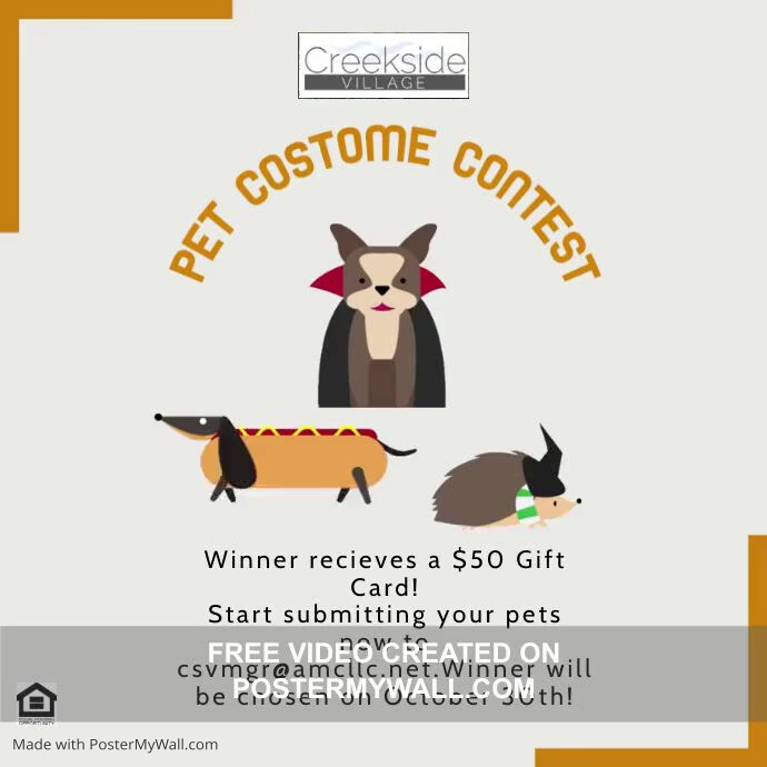 Pet Custom Contest 2022 | PosterMyWall
