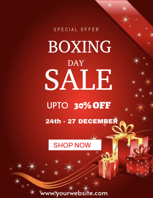 Boxing Day sale Template | PosterMyWall