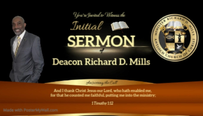 Copy of Initial Sermon 1 (2) | PosterMyWall