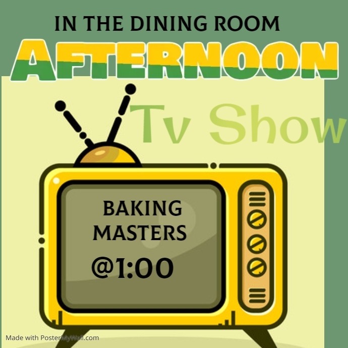 Retro Television Show Template | PosterMyWall