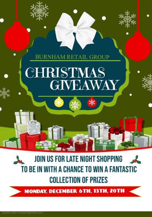 Christmas Giveaway | PosterMyWall