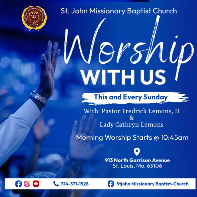 Church Service invitation flyers | PosterMyWall